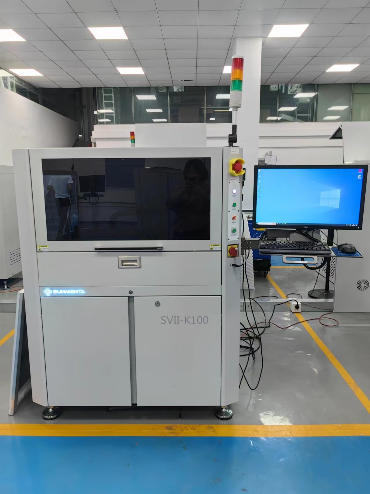 Automatic stencil AOI Inspection Systems SMT Inspection Machine SVII ...